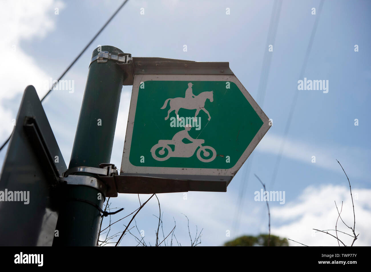 Road sign, Agneash, Isle of Man, British Isles Stock Photo - Alamy
