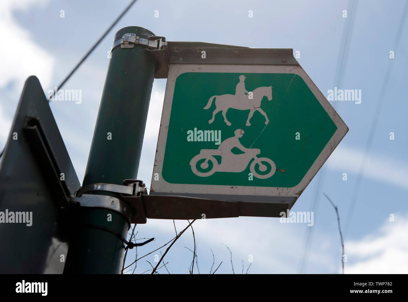 Road sign, Agneash, Isle of Man, British Isles Stock Photo - Alamy
