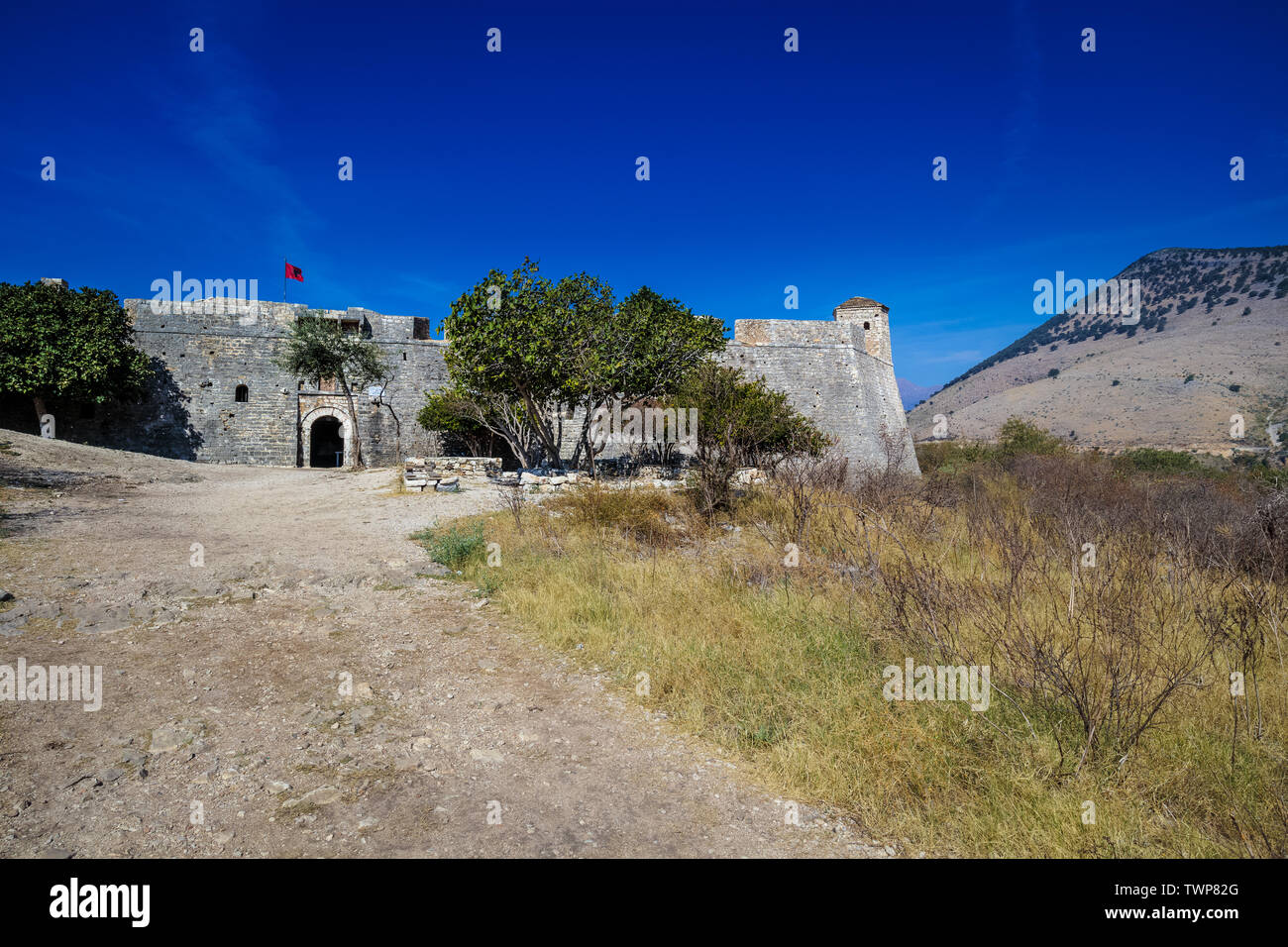 The Castle of Porto Palermo, Albania Stock Photo - Alamy