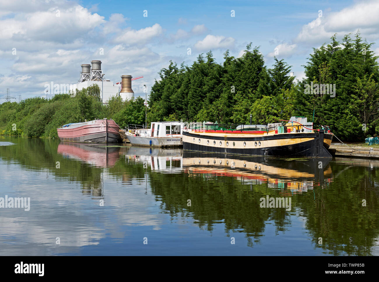 Stainforth keadby canal hi-res stock photography and images - Alamy