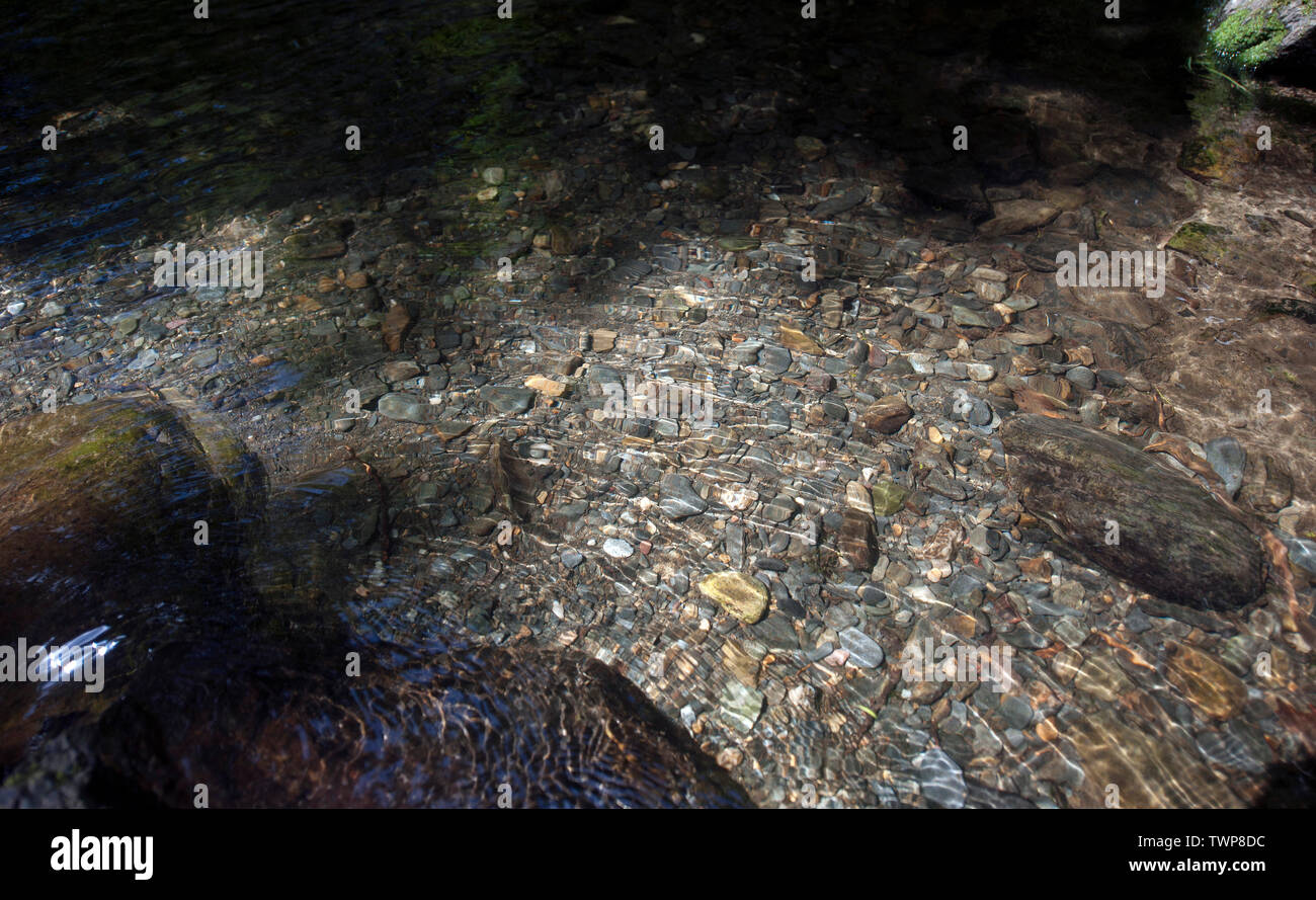 Quiet fishing spot on the Cornaa River, Cornaa northern Isle of Man ...