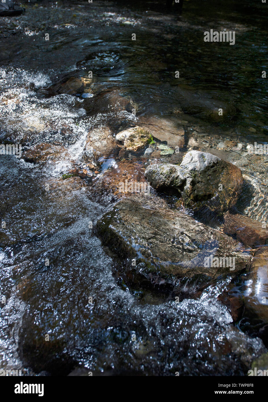 Quiet fishing spot on the Cornaa River, Cornaa northern Isle of Man ...