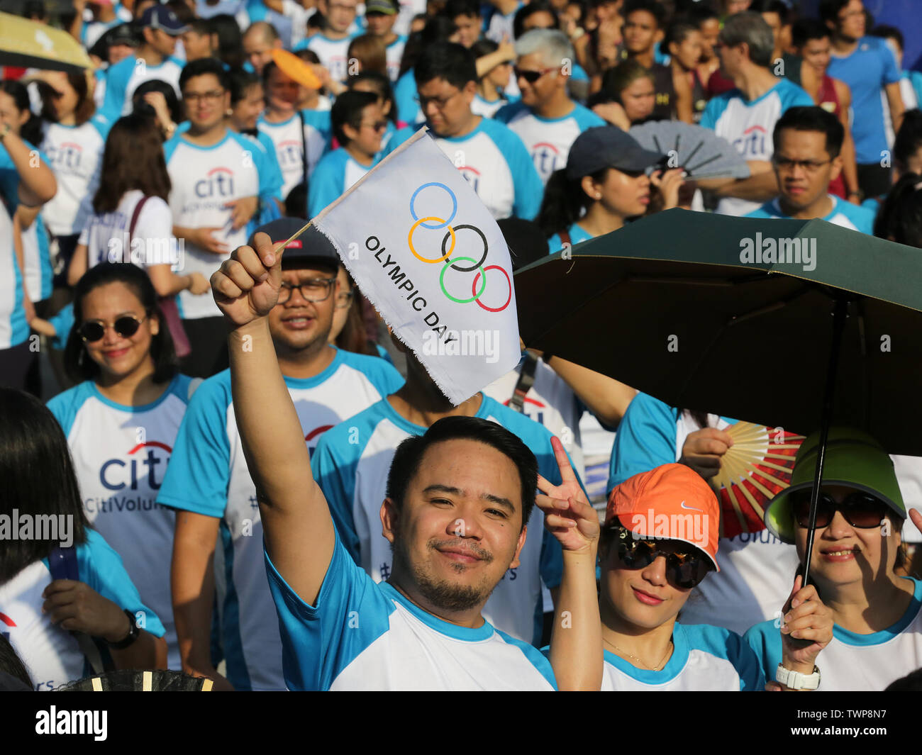 Quezon City, Philippines. 22nd June, 2019. People participate in the ...