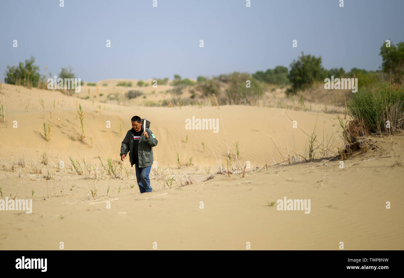 Yuli, China's Xinjiang Uygur Autonomous Region. 20th June, 2019. A ...