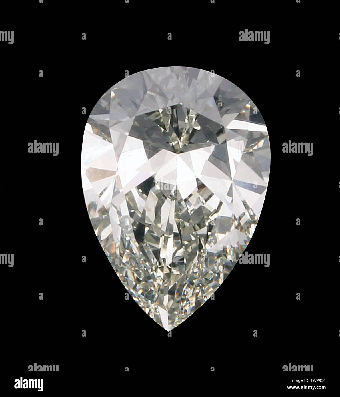 STILL LIFE OF A PEAR SHAPED DIAMOND Stock Photo - Alamy
