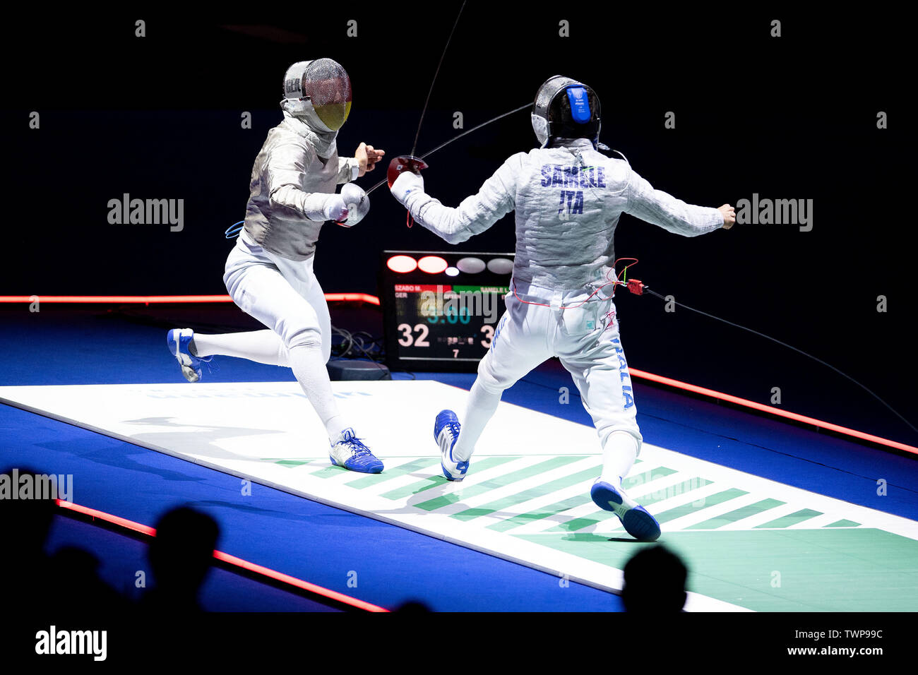 Duesseldorf, Germany. 22nd June, 2019. Fencing: European Championship ...