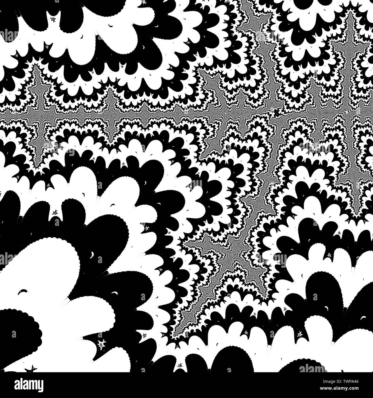 An image created using computer graphics, a picture of a mathematical ...