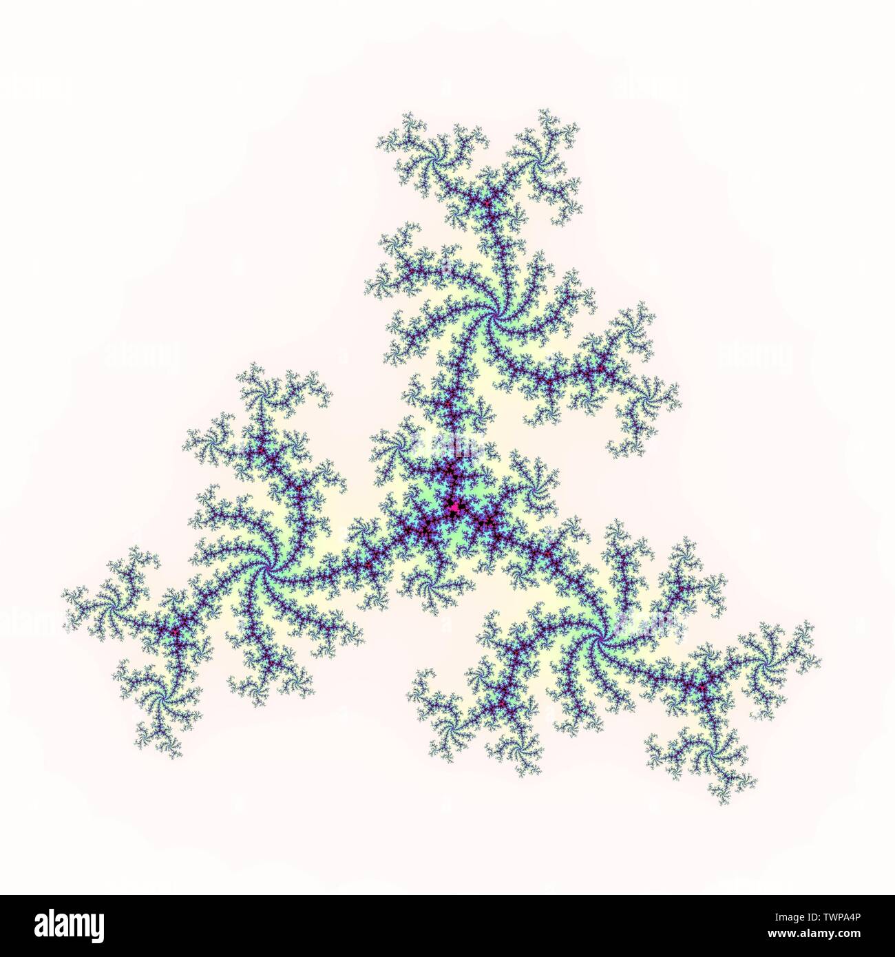 An image created using computer graphics, a picture of a mathematical ...