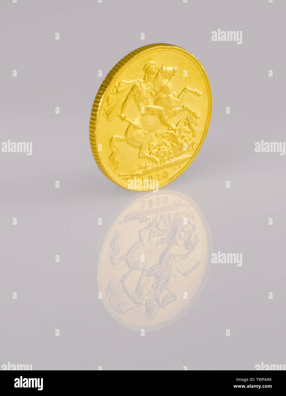 STILL LIFE OF GOLD COINS Stock Photo - Alamy