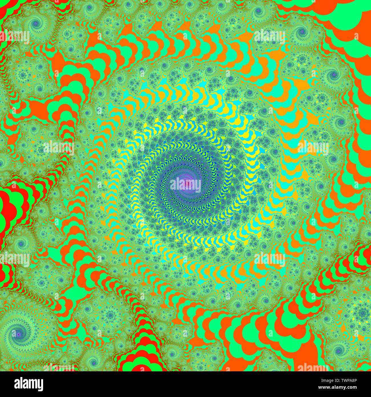 An image created using computer graphics, a picture of a mathematical ...