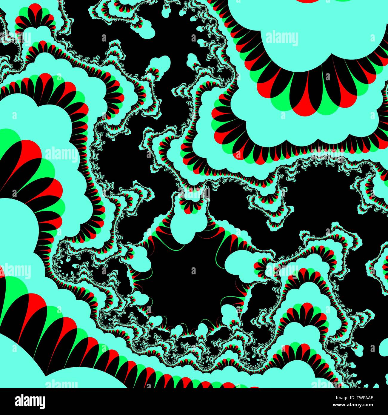 An image created using computer graphics, a picture of a mathematical ...