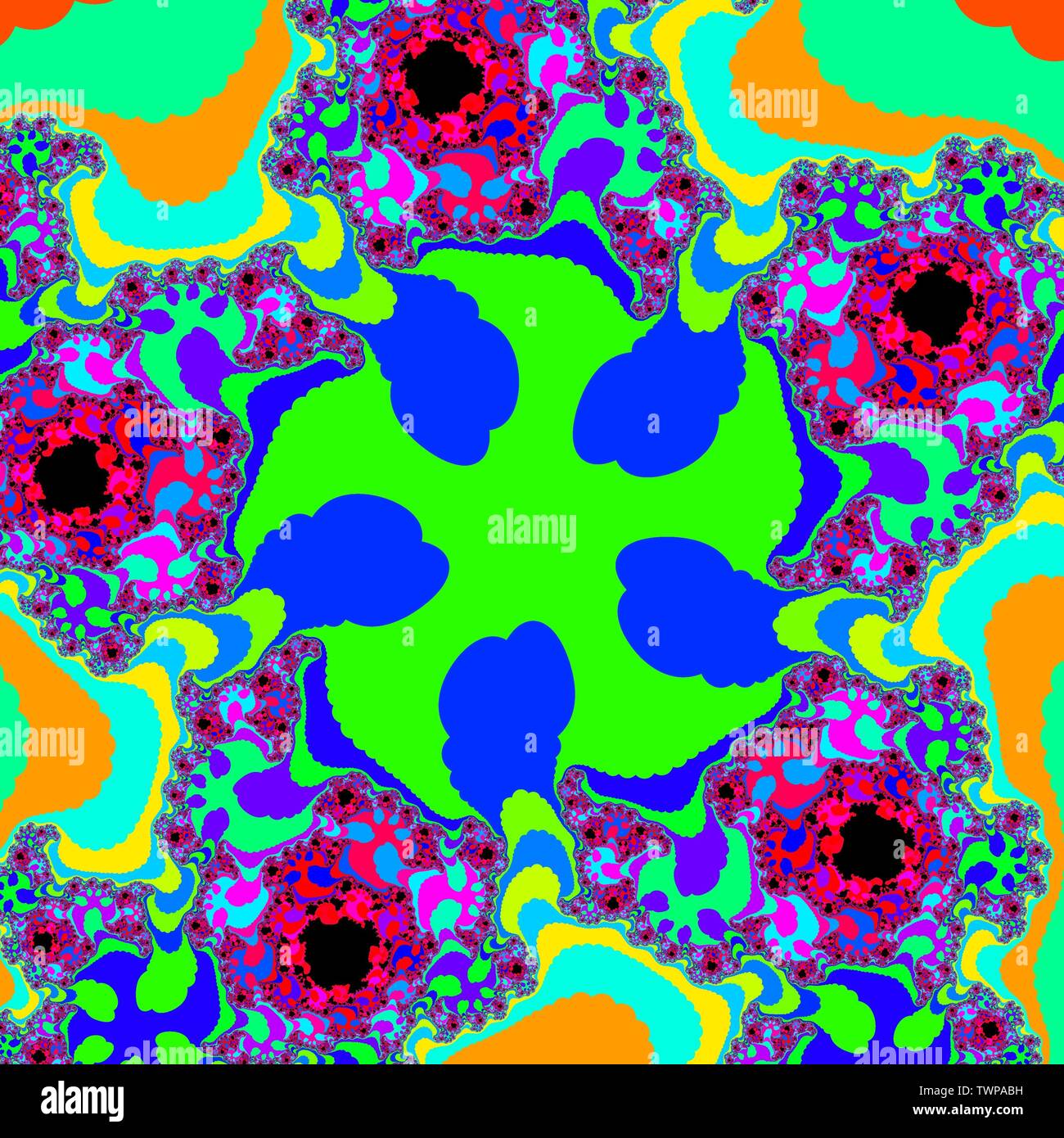 An image created using computer graphics, a picture of a mathematical ...