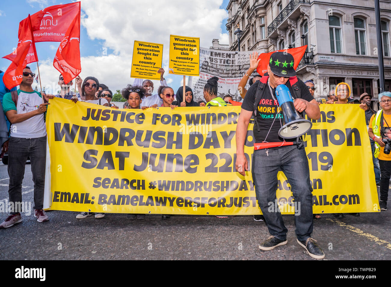 Windrush descendents hi-res stock photography and images - Alamy