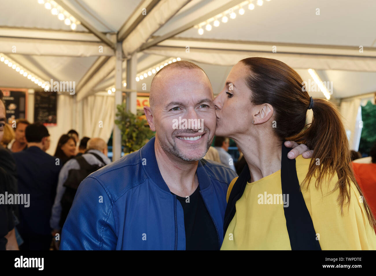 Paris, France. 21st June, 2019. Actor Pascal Soetens attends the Fete ...
