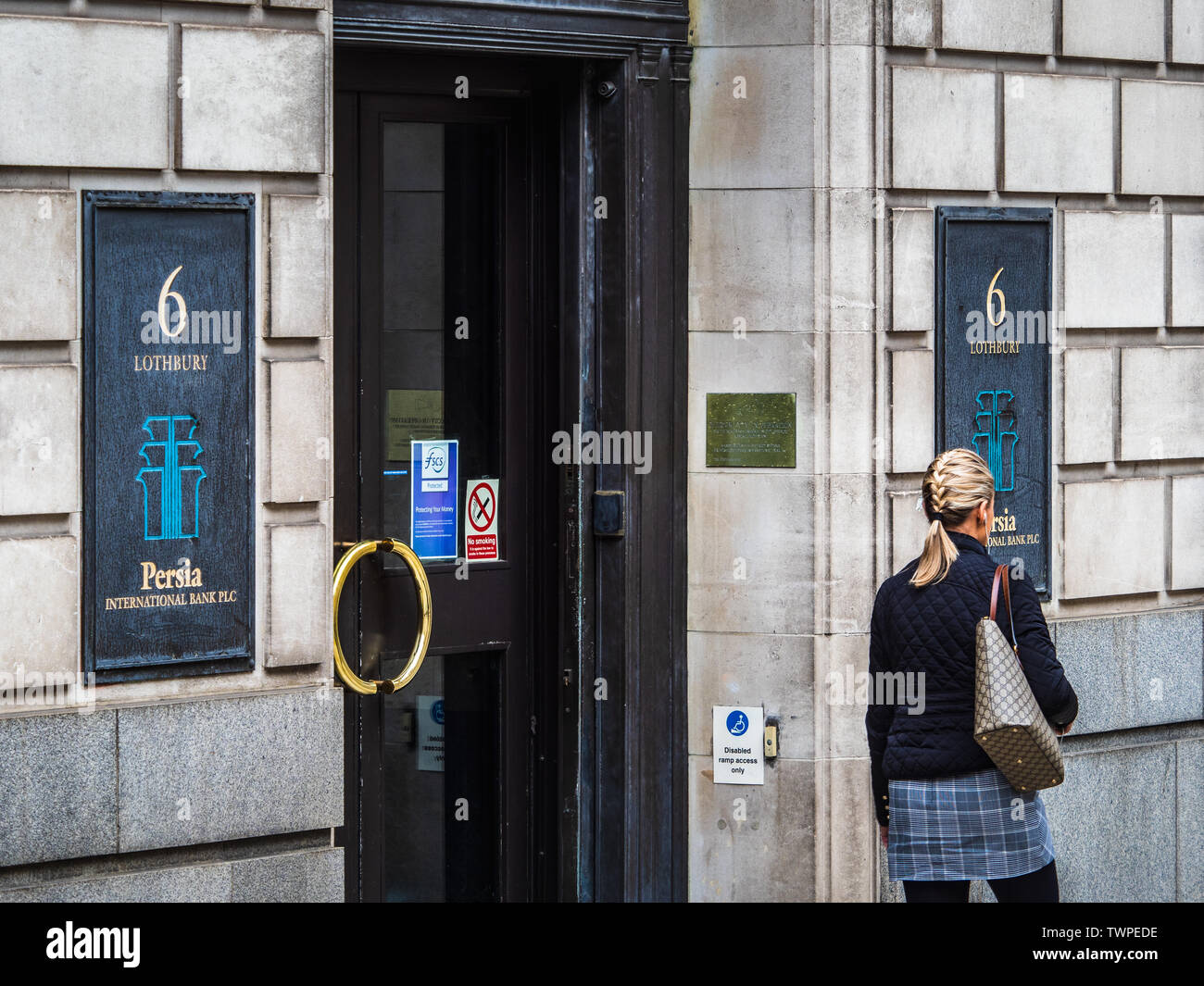 Uk iranian bank hi-res stock photography and images - Alamy