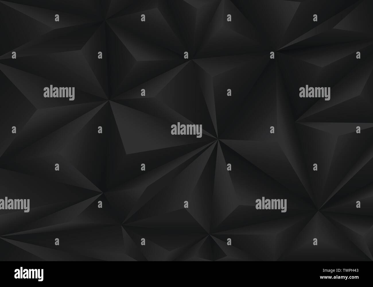 Abstract black triangle polygon pattern luxury background vector ...