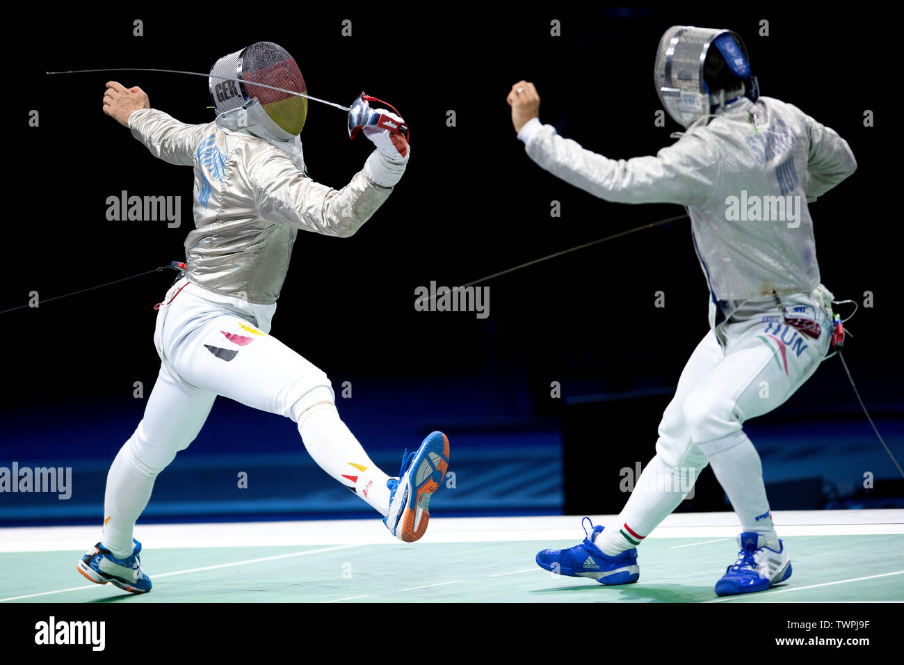 Duesseldorf, Germany. 22nd June, 2019. Fencing: European Championship ...
