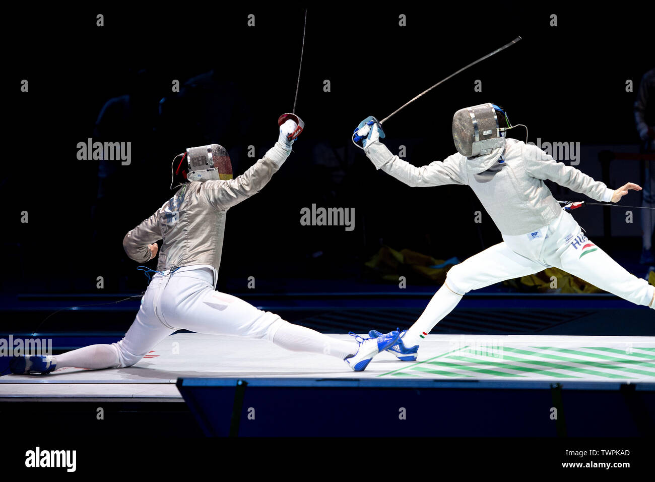 Duesseldorf, Germany. 22nd June, 2019. Fencing: European Championship ...