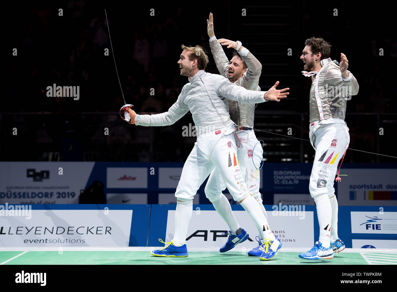 Duesseldorf, Germany. 22nd June, 2019. Fencing: European Championship ...
