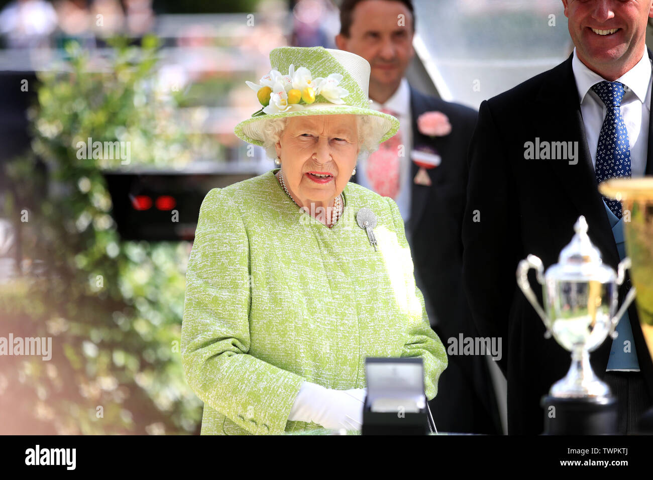Queen Elizabeth II during day five of Royal Ascot at Ascot Racecourse ...