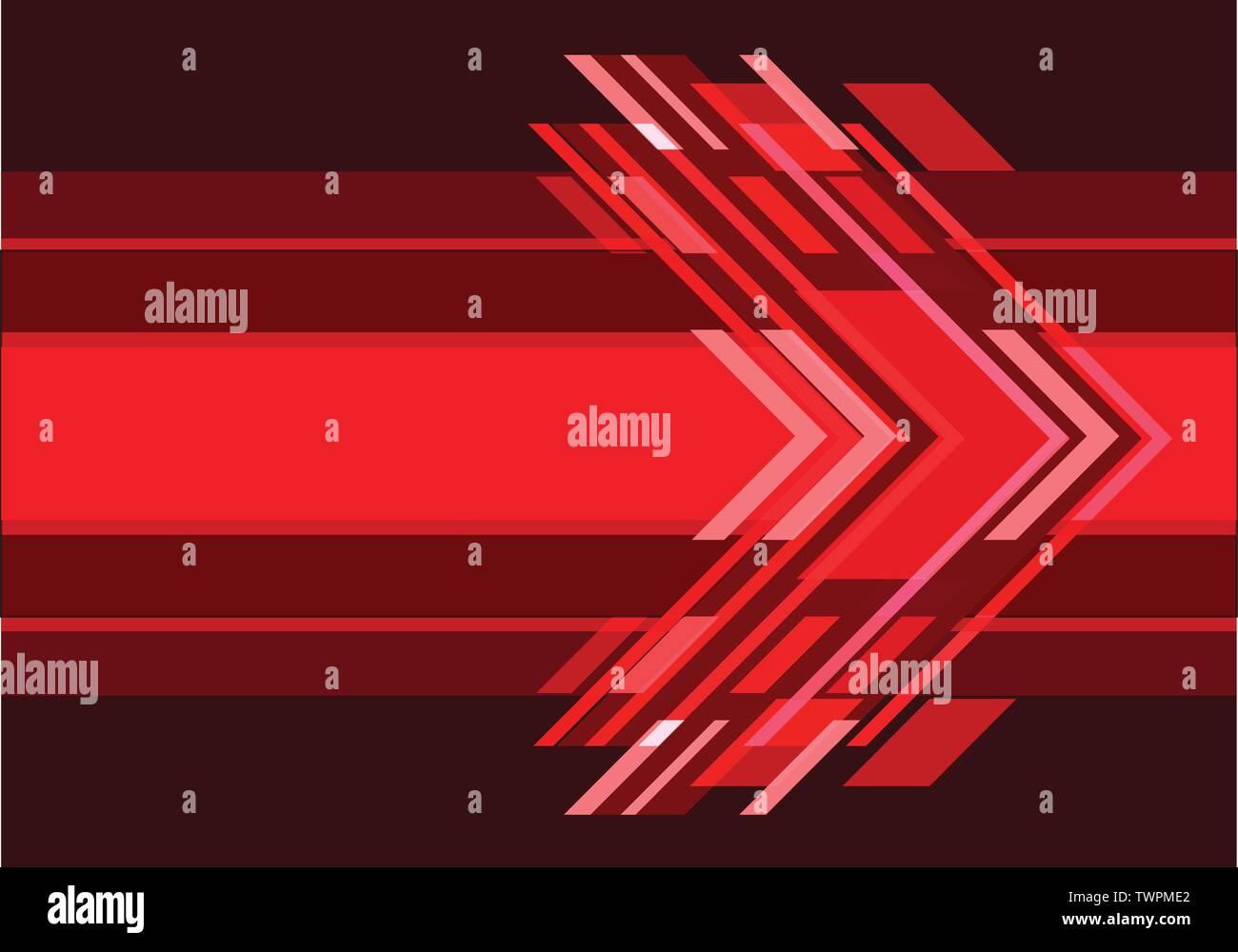 Abstract red speed arrow direction technology design modern futuristic ...