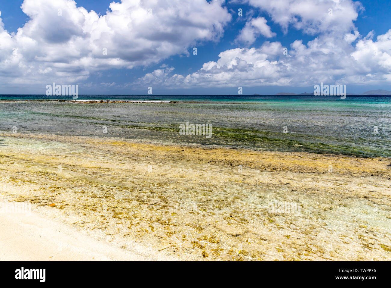 Saint Vincent and the Grenadines, Britannia bay beach, Mustique Stock ...