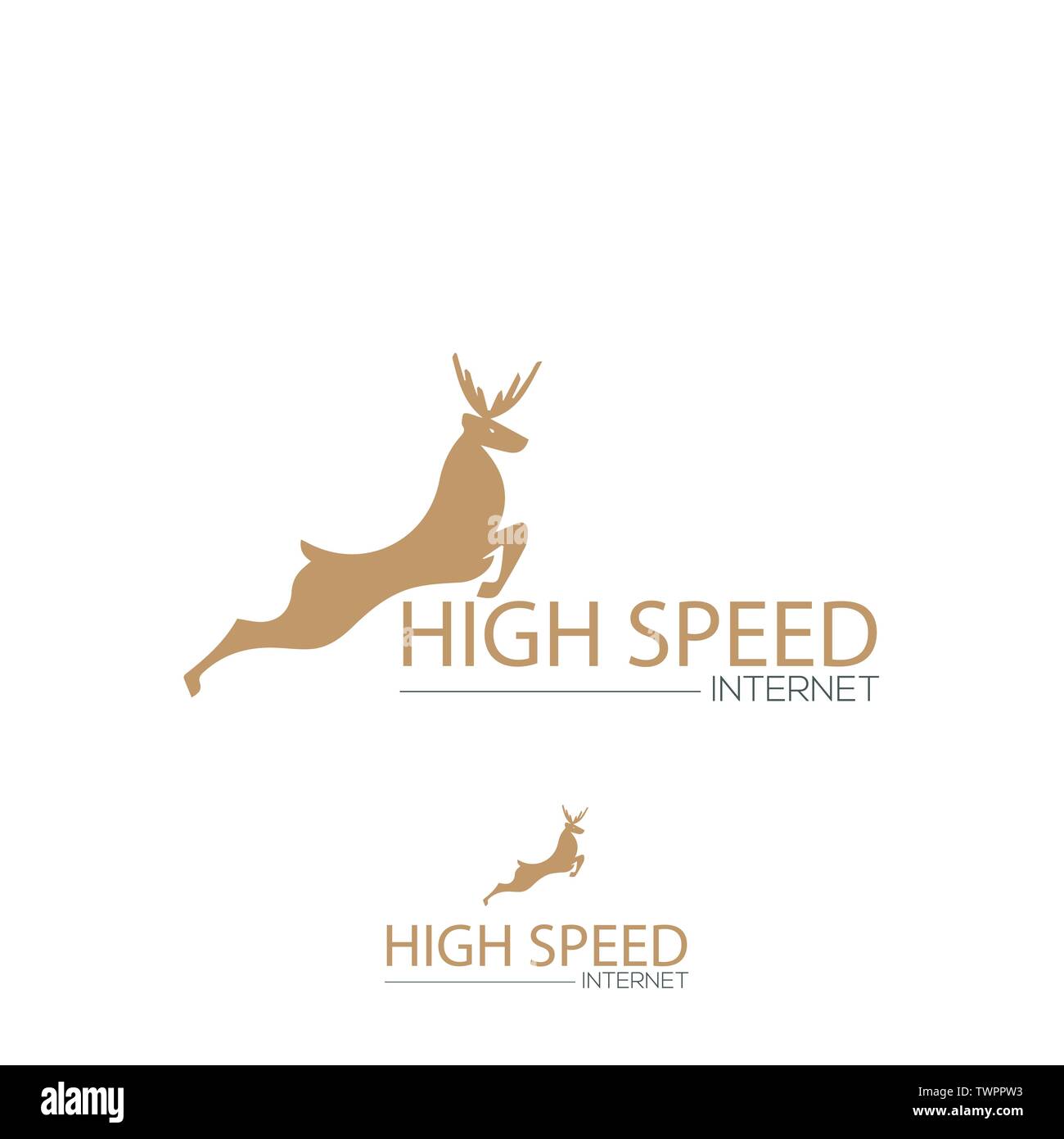 Dear Deer Logo. A simple, versatile, modern and multipurpose logo Stock ...