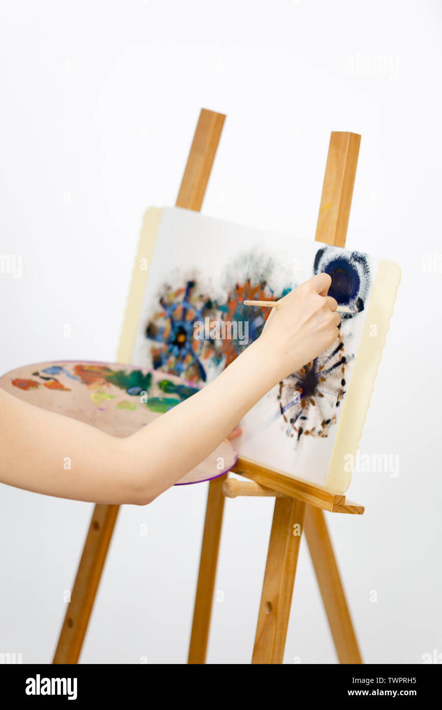 Fine art painting close up hi-res stock photography and images - Alamy