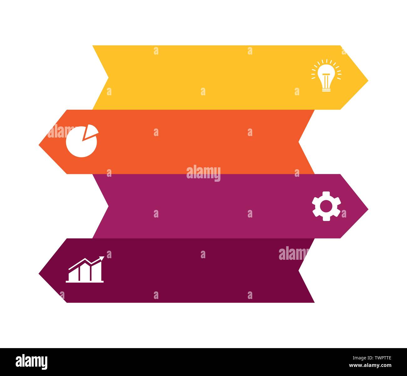 arrows labels infographics business icons vector illustration design ...