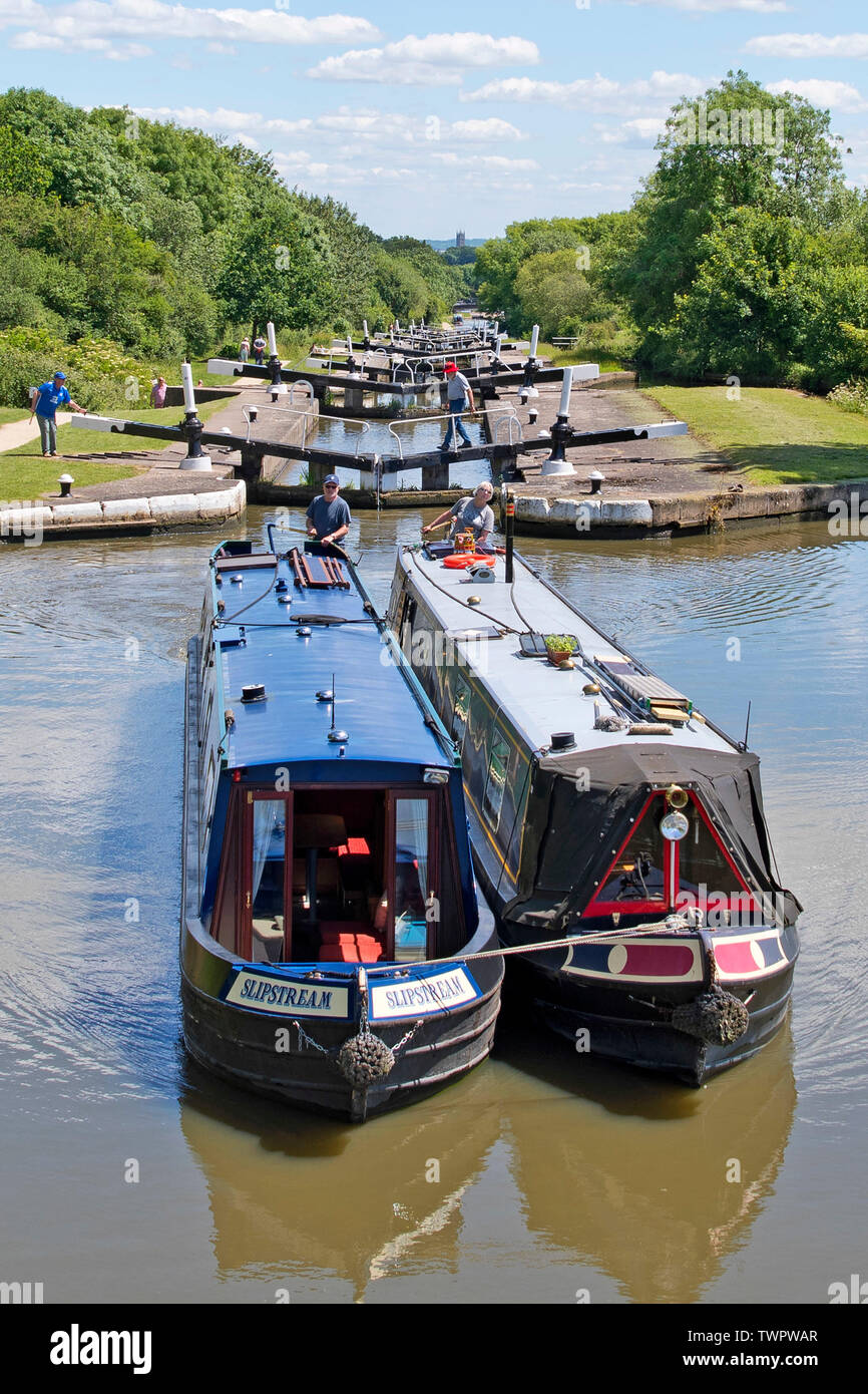 21 locks flight hi-res stock photography and images - Alamy