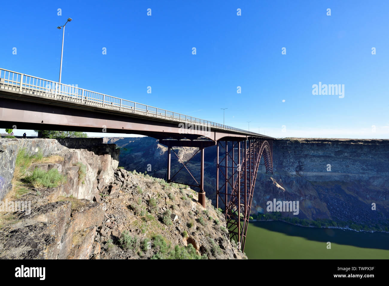 The Perrine Bridge Over Snake River Stock Photo - Alamy