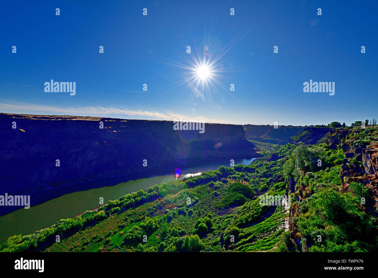 The Perrine Bridge Over Snake River Stock Photo - Alamy