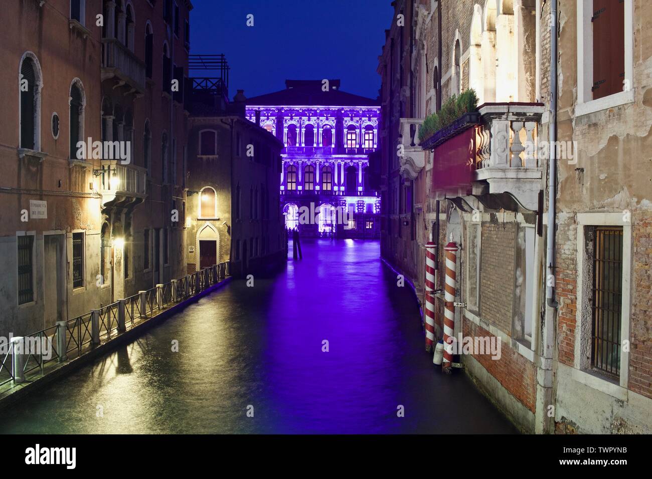Night in Venice Stock Photo - Alamy
