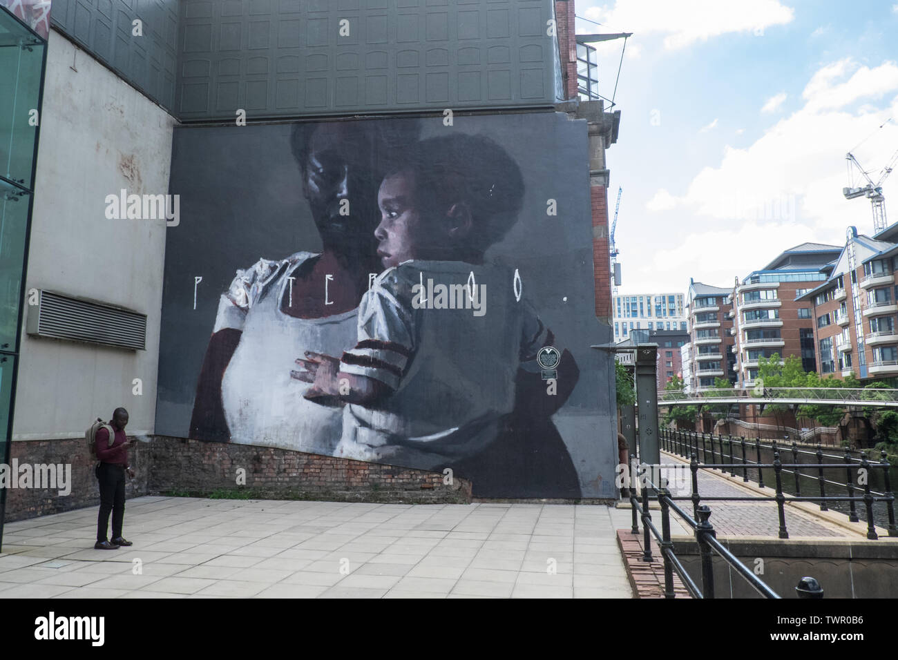 Peterloo mural manchester hi-res stock photography and images - Alamy