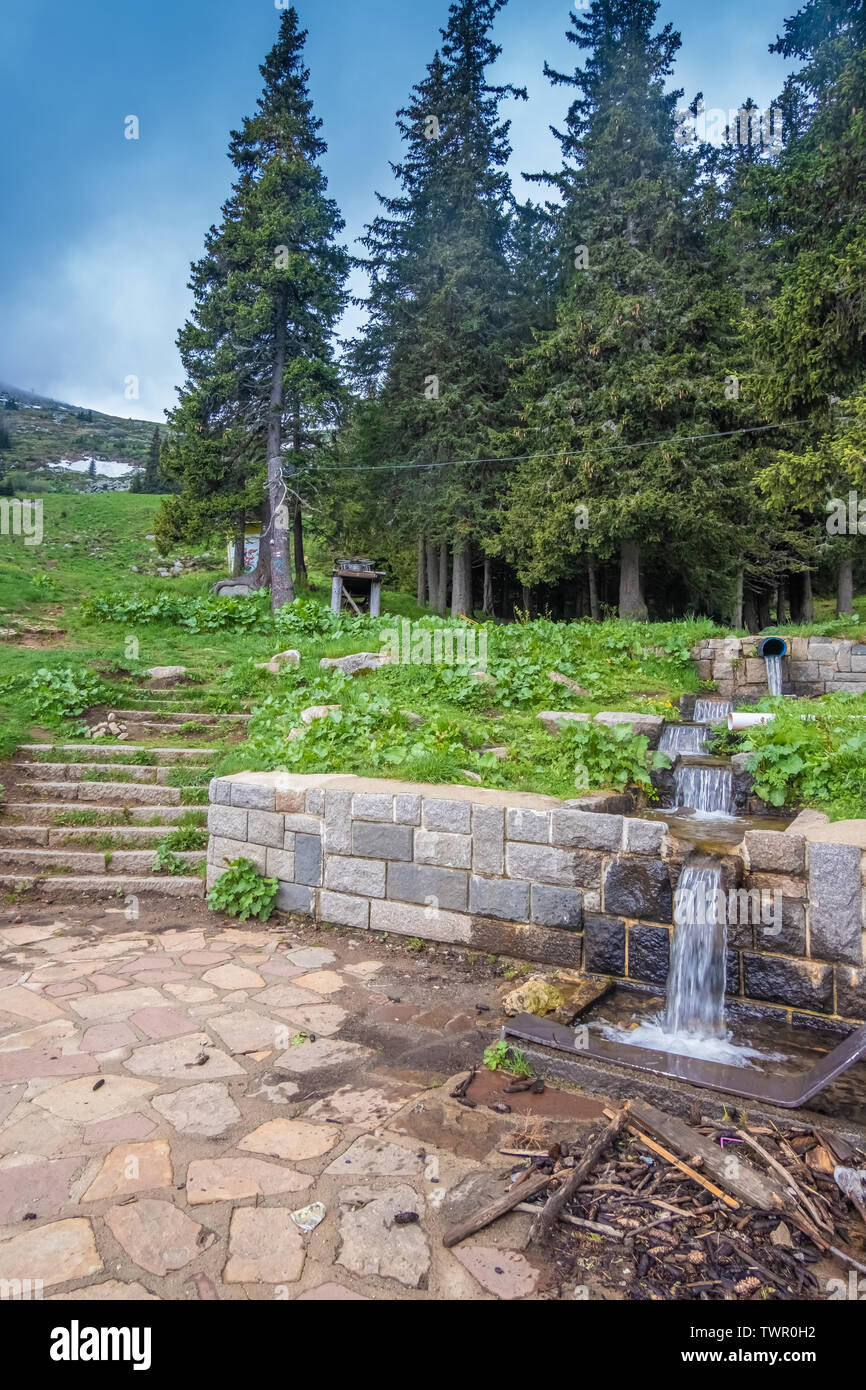 Hiking to the top of the Vitosha Mountain massif, on the outskirts of ...