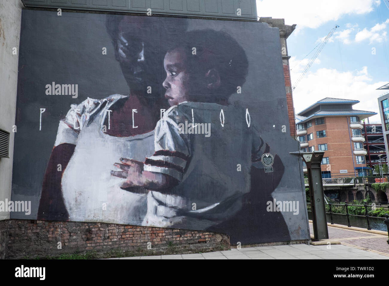 Peterloo mural manchester hi-res stock photography and images - Alamy