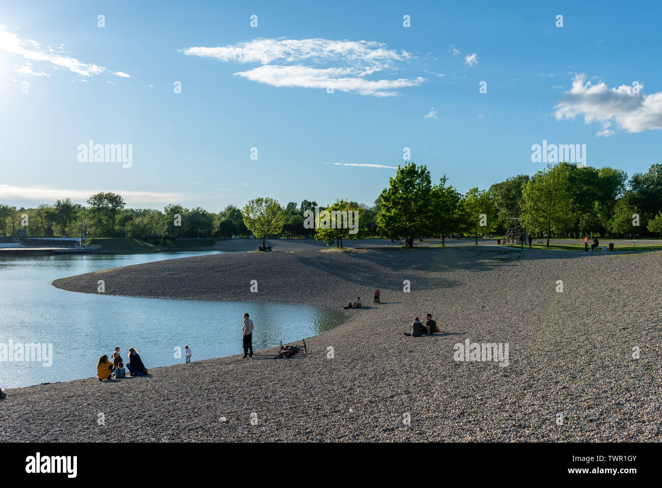 Bundek city park hi-res stock photography and images - Alamy