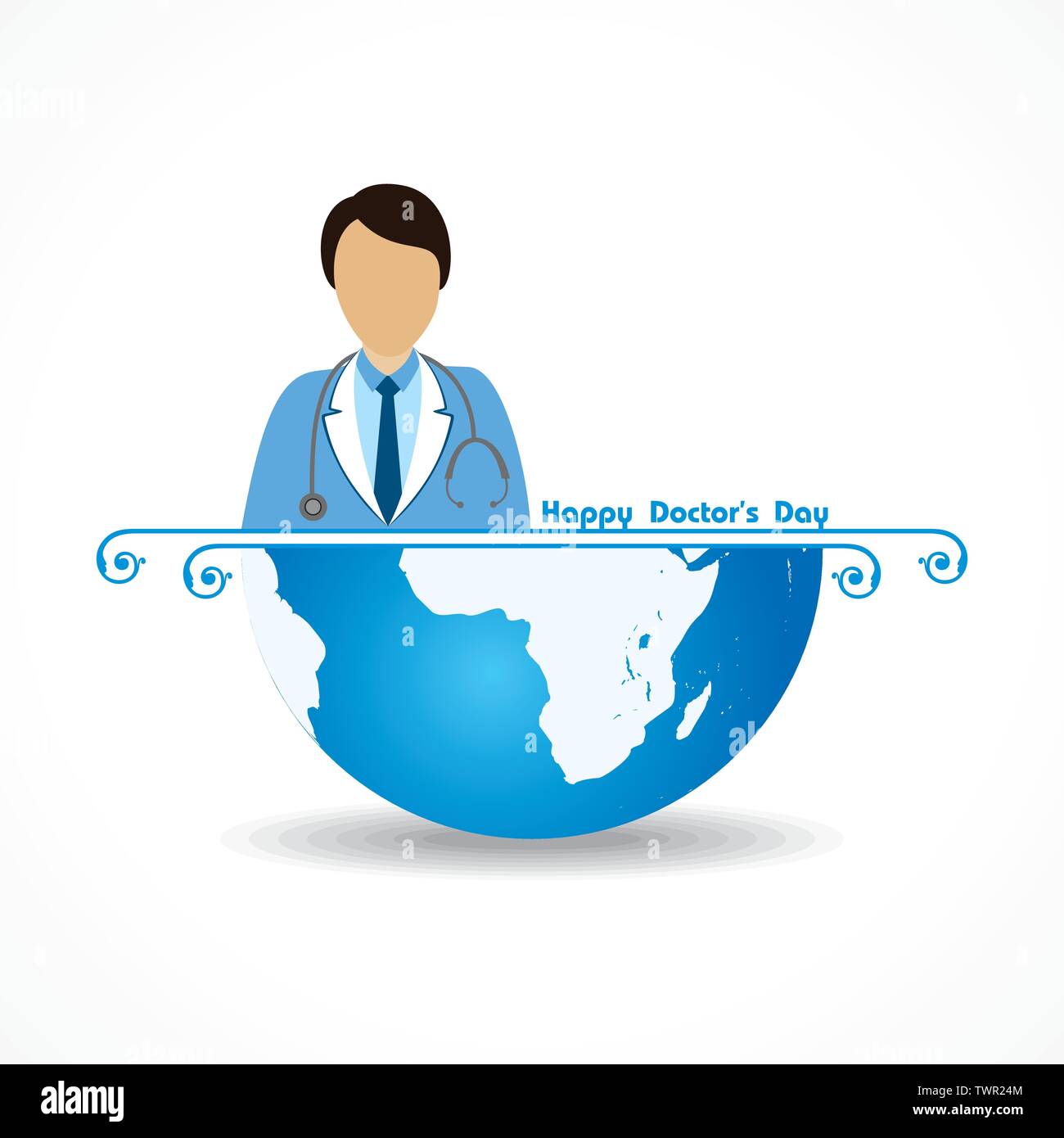 Illustration Of Happy Doctors Day 1 July Stock Vector Stock Vector