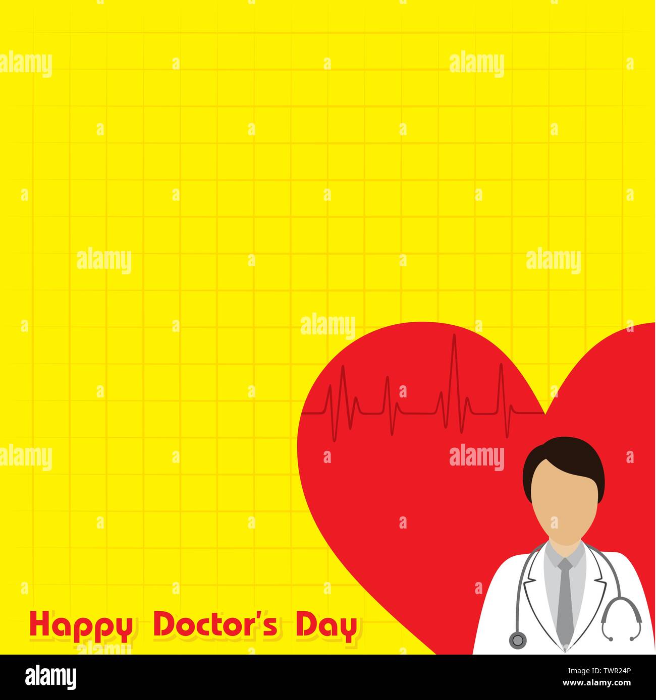 Illustration Of Happy Doctors Day 1 July Stock Vector Stock Vector