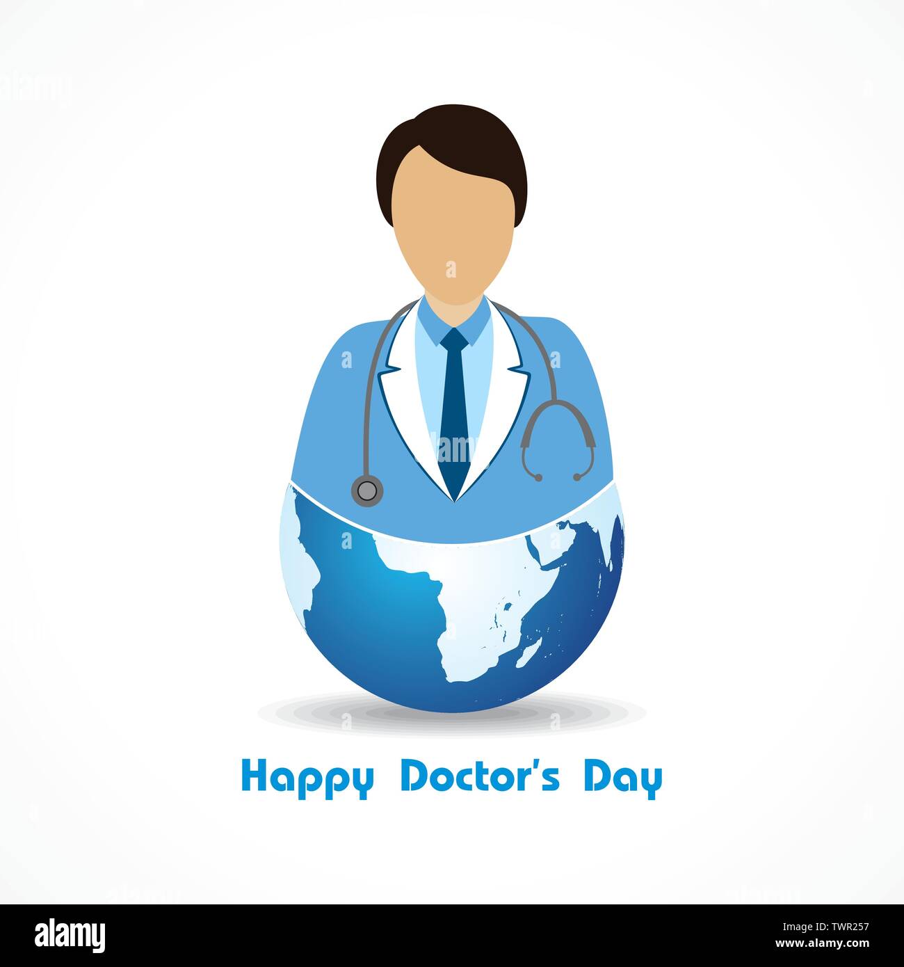 Illustration Of Happy Doctors Day 1 July Stock Vector Stock Vector