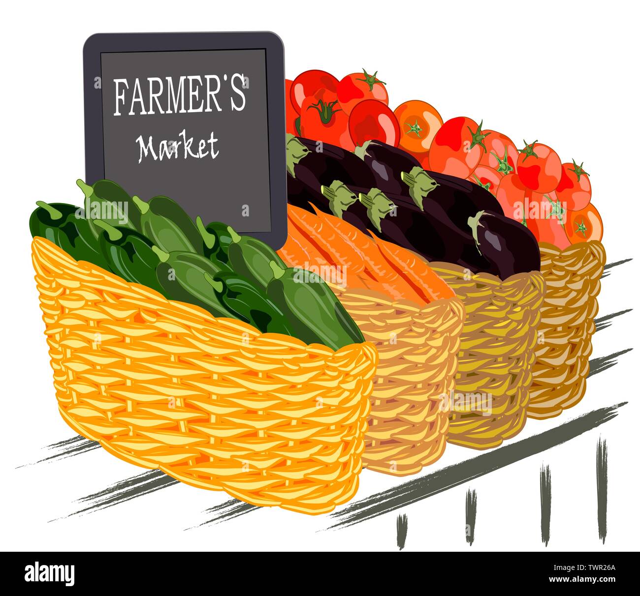 Farmers harvesting vegetables Cut Out Stock Images & Pictures - Alamy