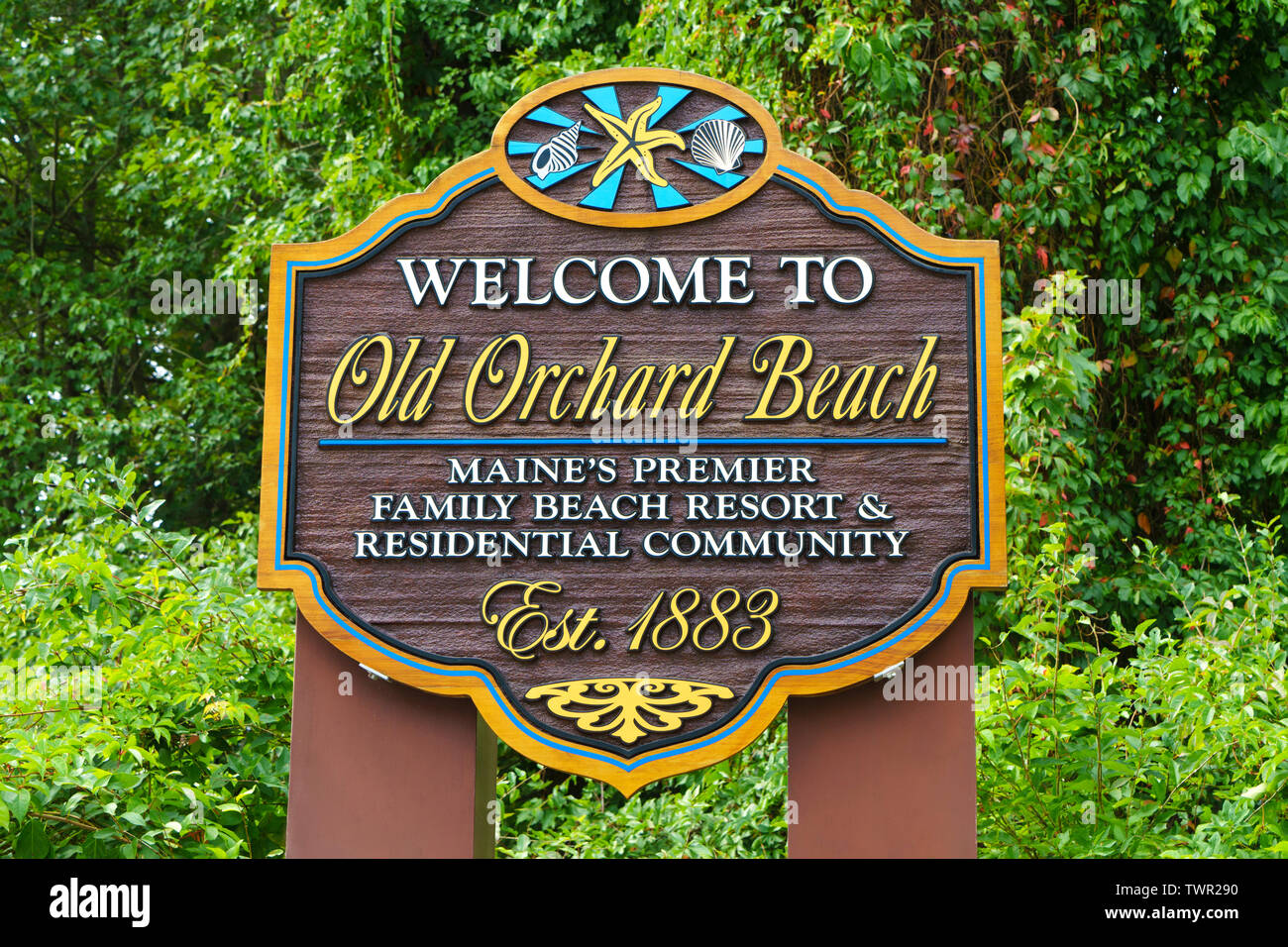 Old orchard beach hi-res stock photography and images - Alamy