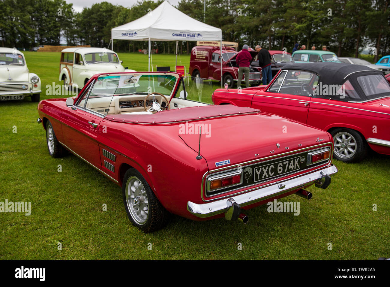 YXC 674K, Ford Capri MkI 3000GT Crayford Cabriolet, 1972 at The Bath ...