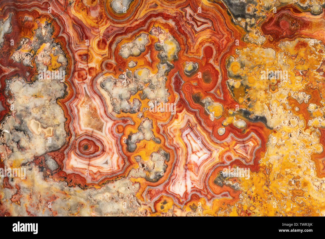 Australian crazy lace agate. Origin: Marillana, Australia. Courtesy of ...