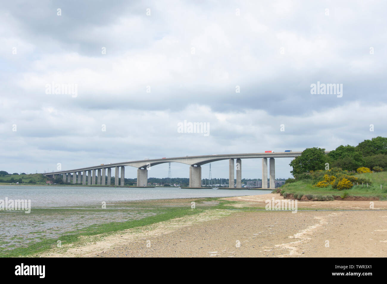 Orwell bridge hi-res stock photography and images - Alamy