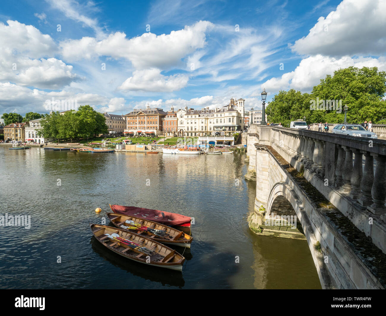 Richmond upon Thames, a borough of London SW of the city Stock Photo ...