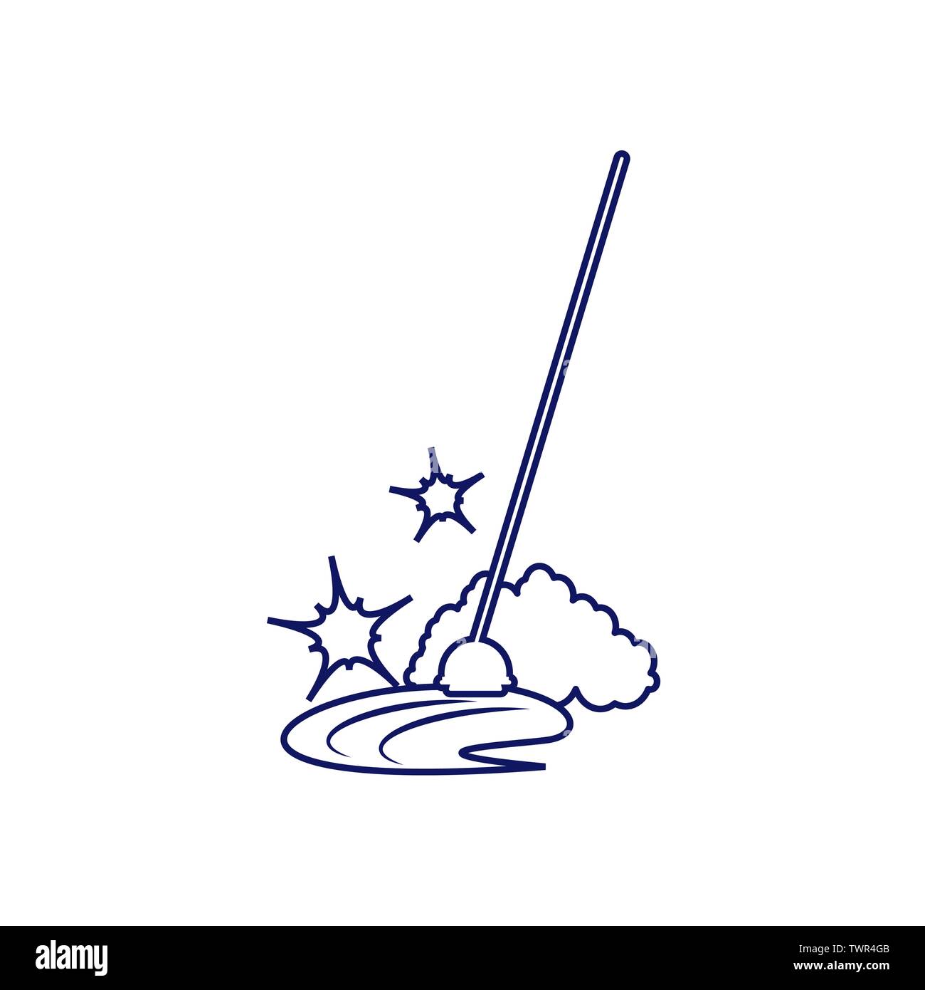 Cleaning mop design, Object home work hygiene equipment domestic and ...
