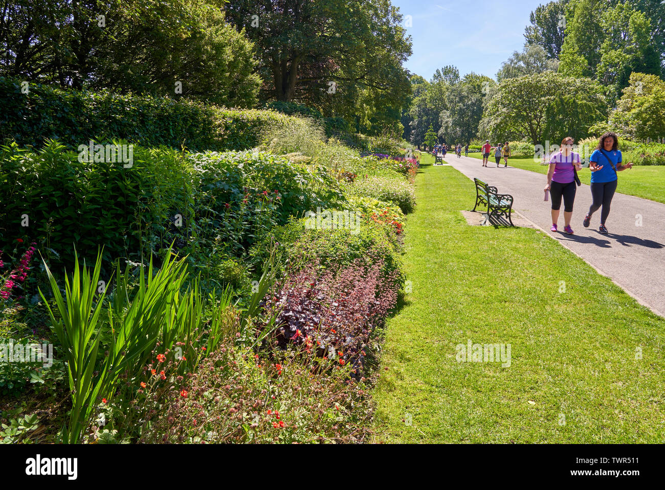 Cardiff castle wales capability hi-res stock photography and images - Alamy
