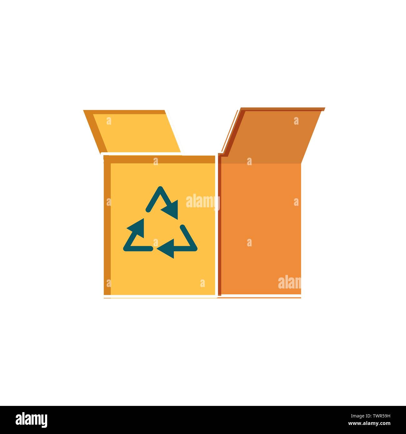 Recycle box design, Ecology eco save green natural environment ...