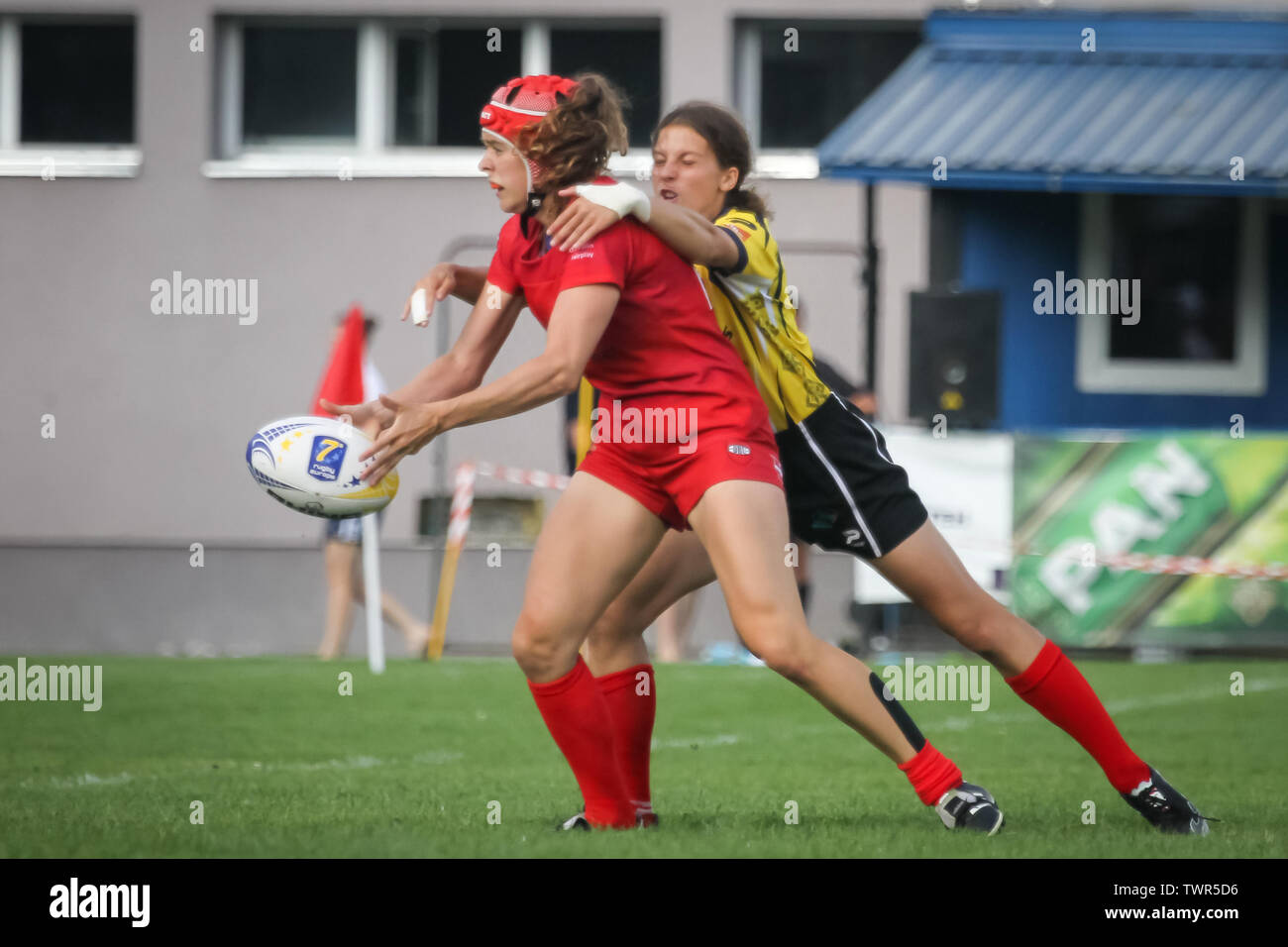 Zagreb, Croatia - 16th June, 2019 : Stjepan Spajic Stadium - European ...